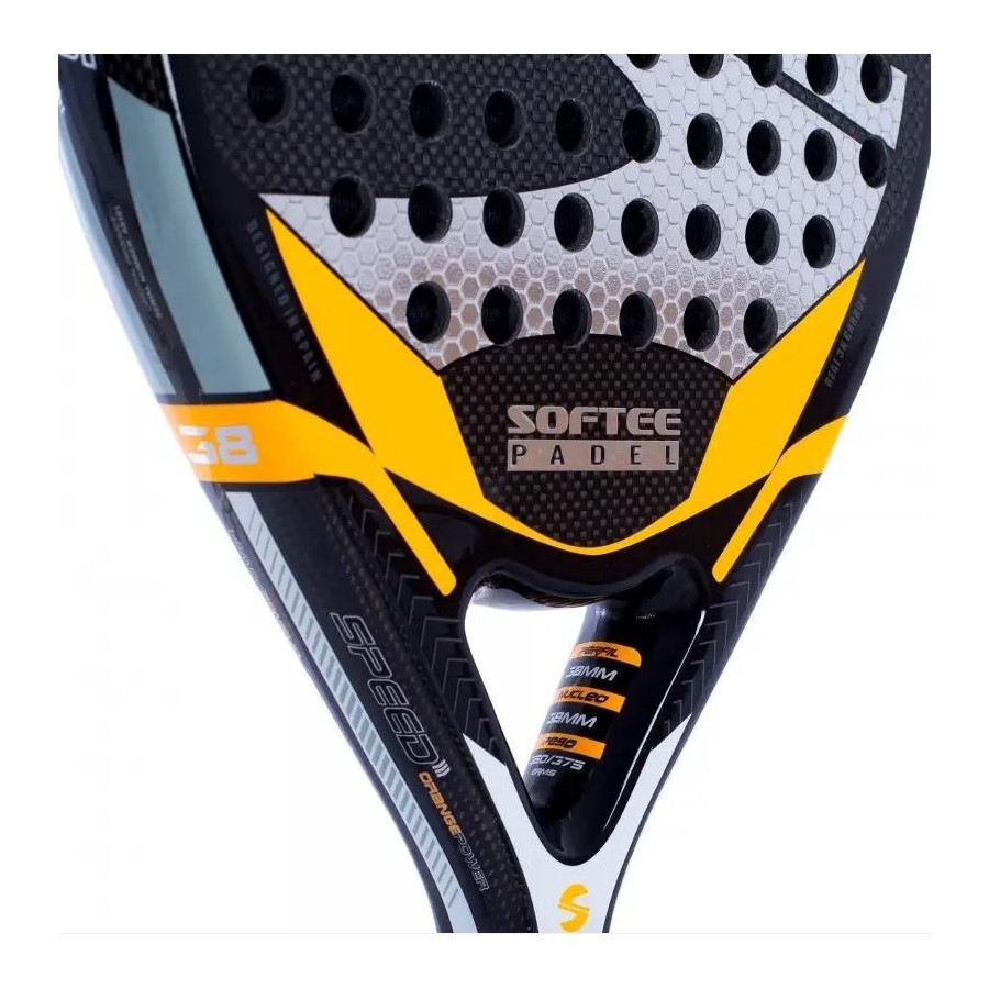 RAQUETTE DE PADEL SOFTEE SPEED ORANGE POWER